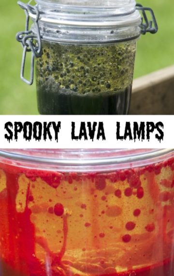 Spooky Lava Lamps - Halloween Science Activity