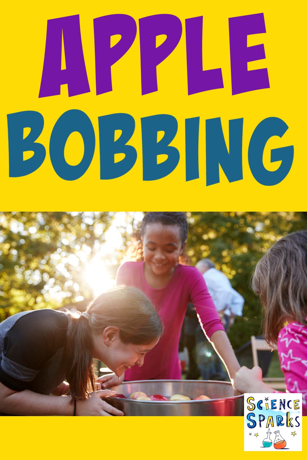 Science for kids - apple bobbing