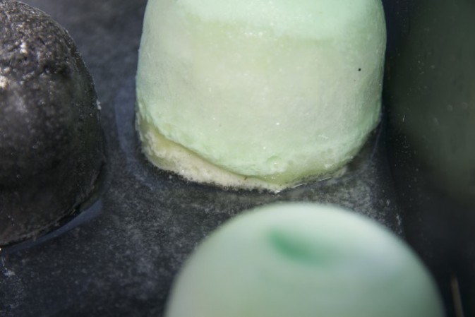 Baking Soda ice cubes