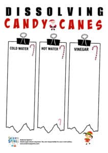 Dissolving Candy Canes Experiment