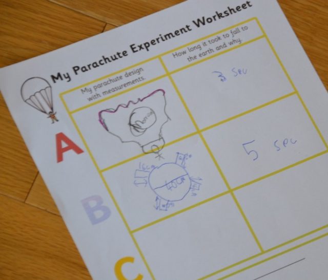 LEGO Parachute Experiment