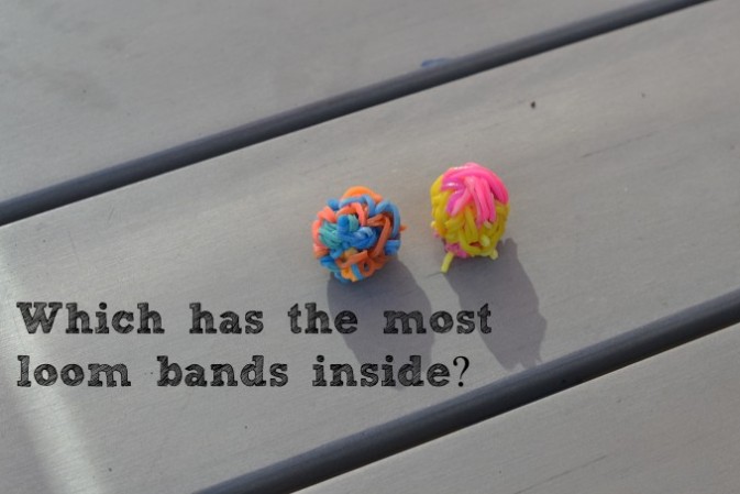 Loom band bouncy ball