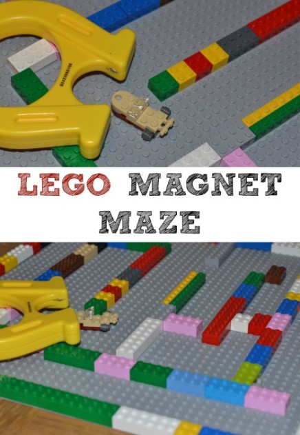 Magnets for Kids - LEGO Magnet Maze - Science Sparks
