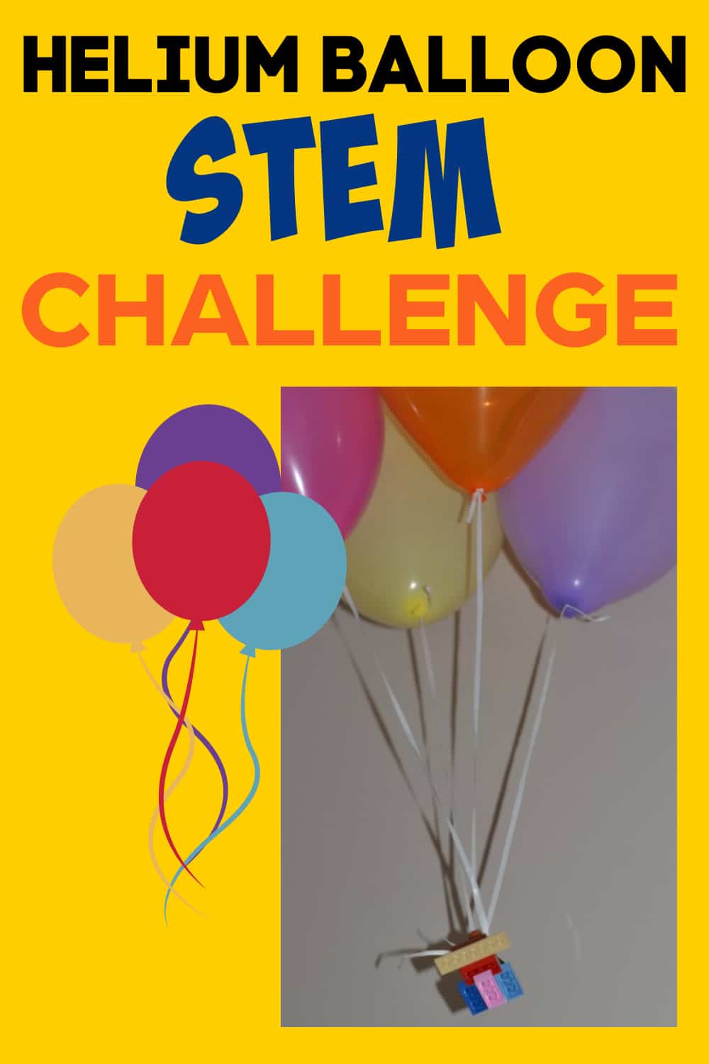 How many helium balloons to lift a LEGO® man?