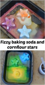Fizzy baking soda stars