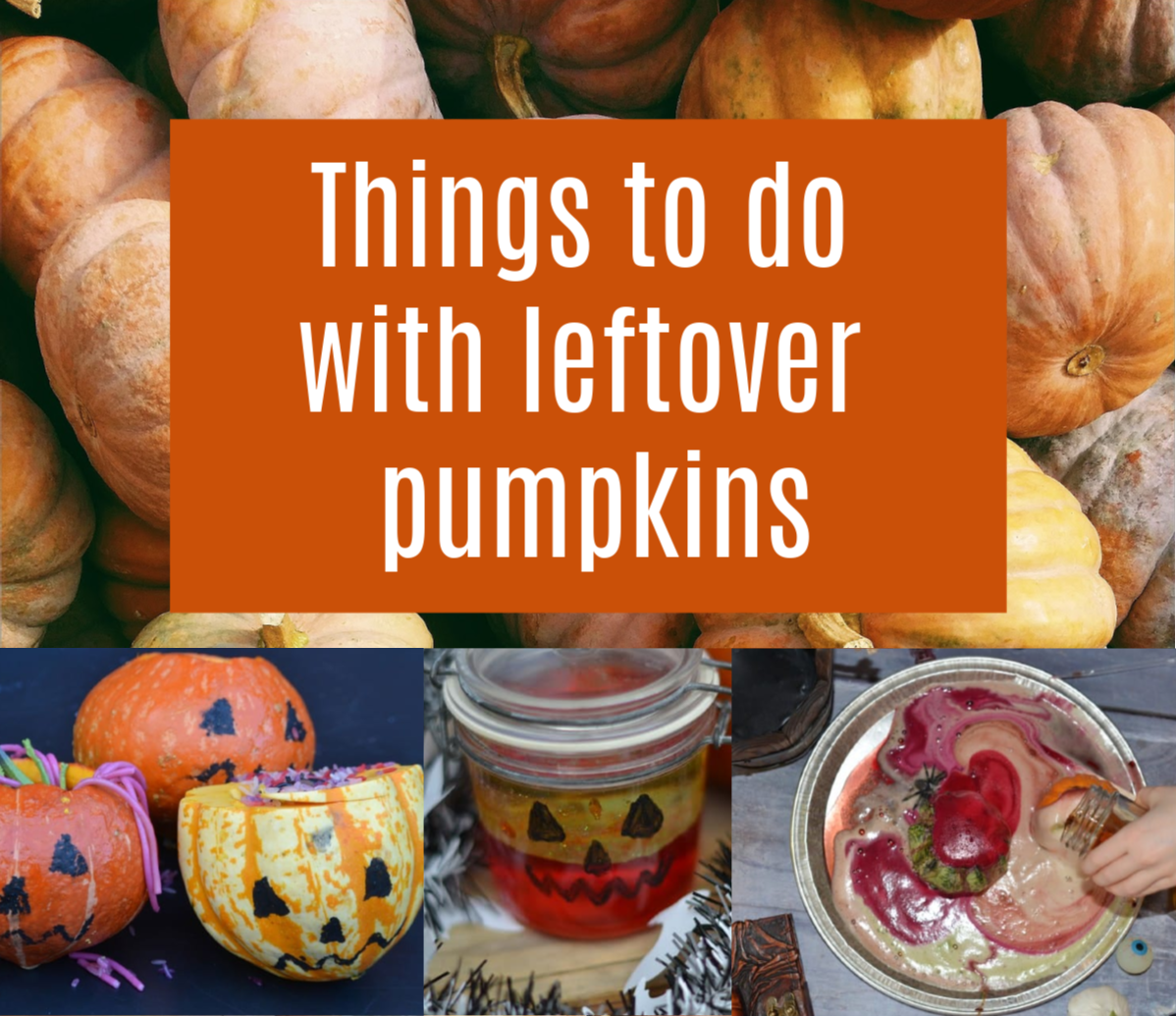 Fun things to do with leftover pumpkins