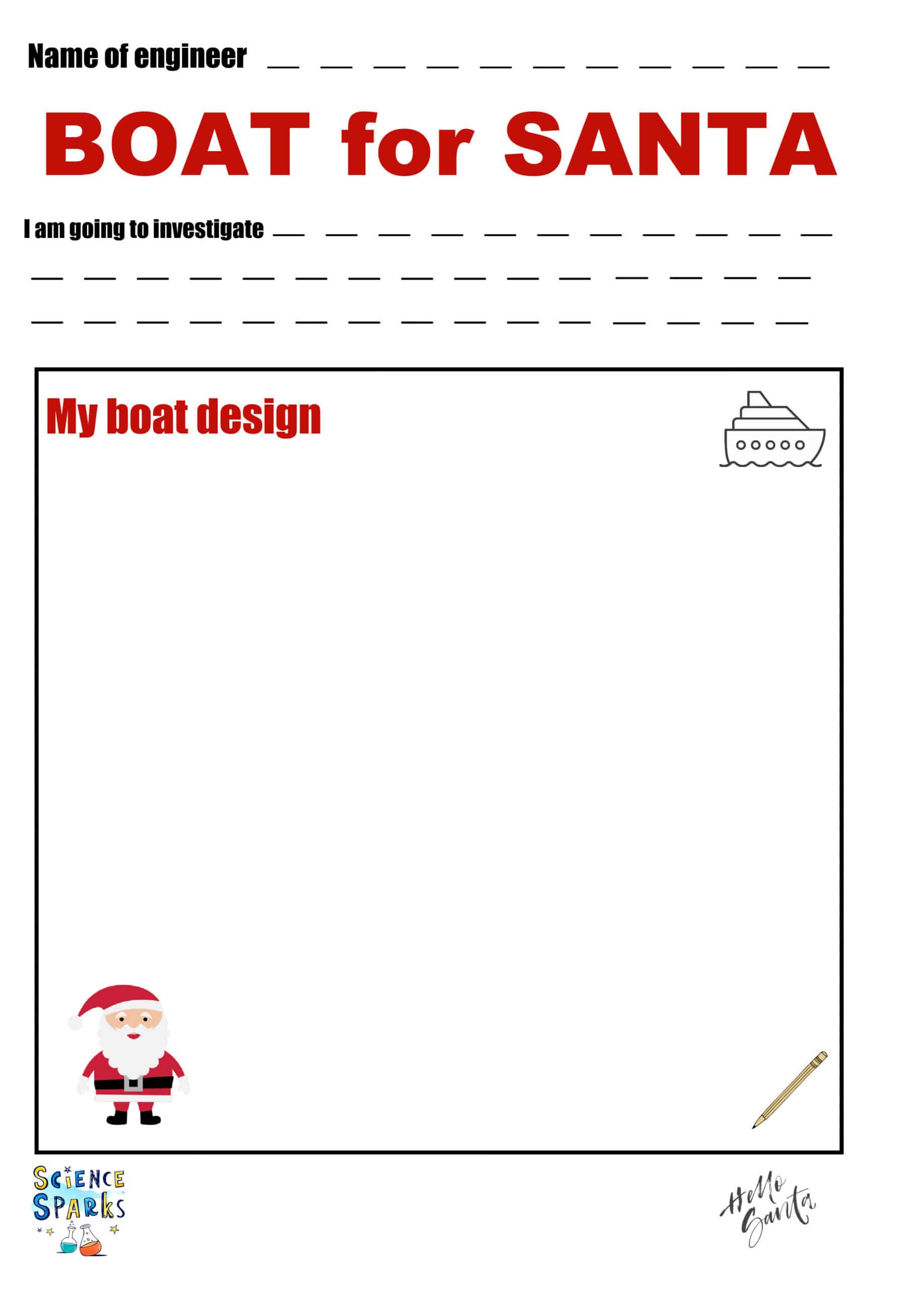 Christmas Boats - STEM Challenges for Christmas