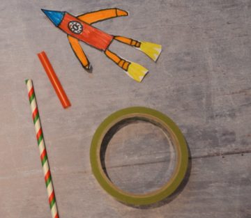 Science for Kids - Straw Rocket - STEM Challenge