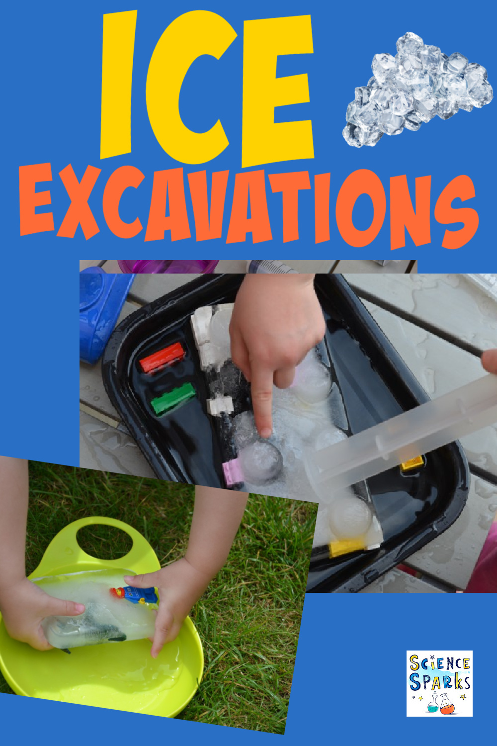 LEGO Activities - LEGO Ice Excavation - Simple Science for Kids