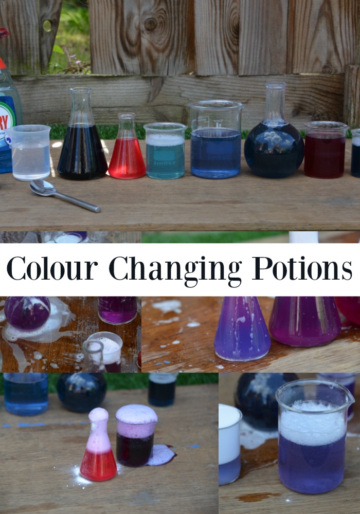 Science for Kids -Red Cabbage Indicator Colour Changing Potions