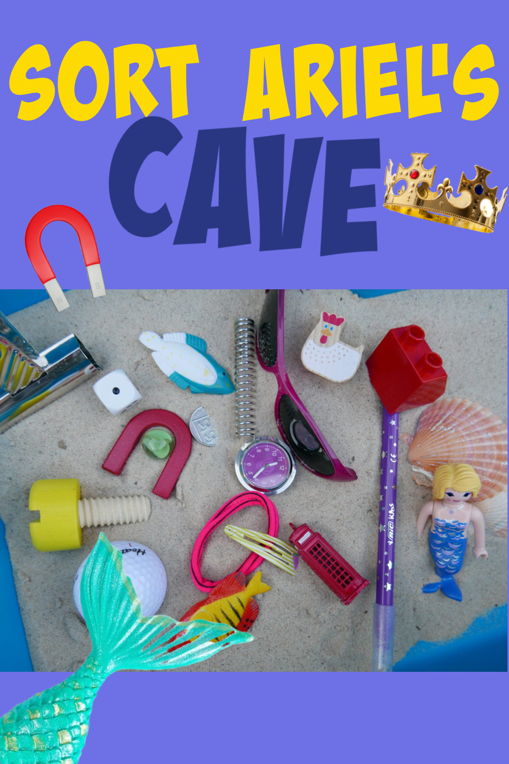 Sort Ariels Cave - Little Mermaid Activity