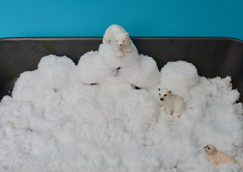 Insta Snow - Things to do with fake snow - Science Experiments for Kids