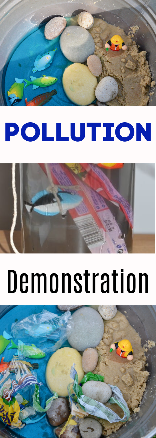 What is Pollution? - Visual Sea Pollution Demonstration