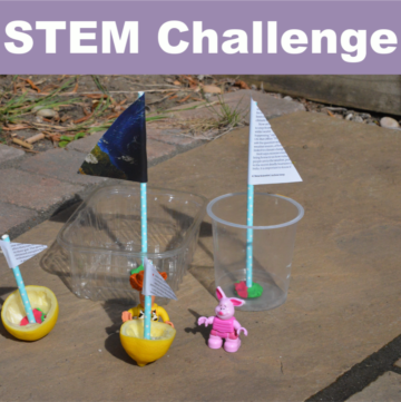 Recycled Boats - Sink or Float - Preschool Science Experiment