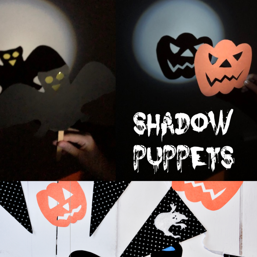 Easy Shadow Puppets for Halloween - Halloween Science for Kids