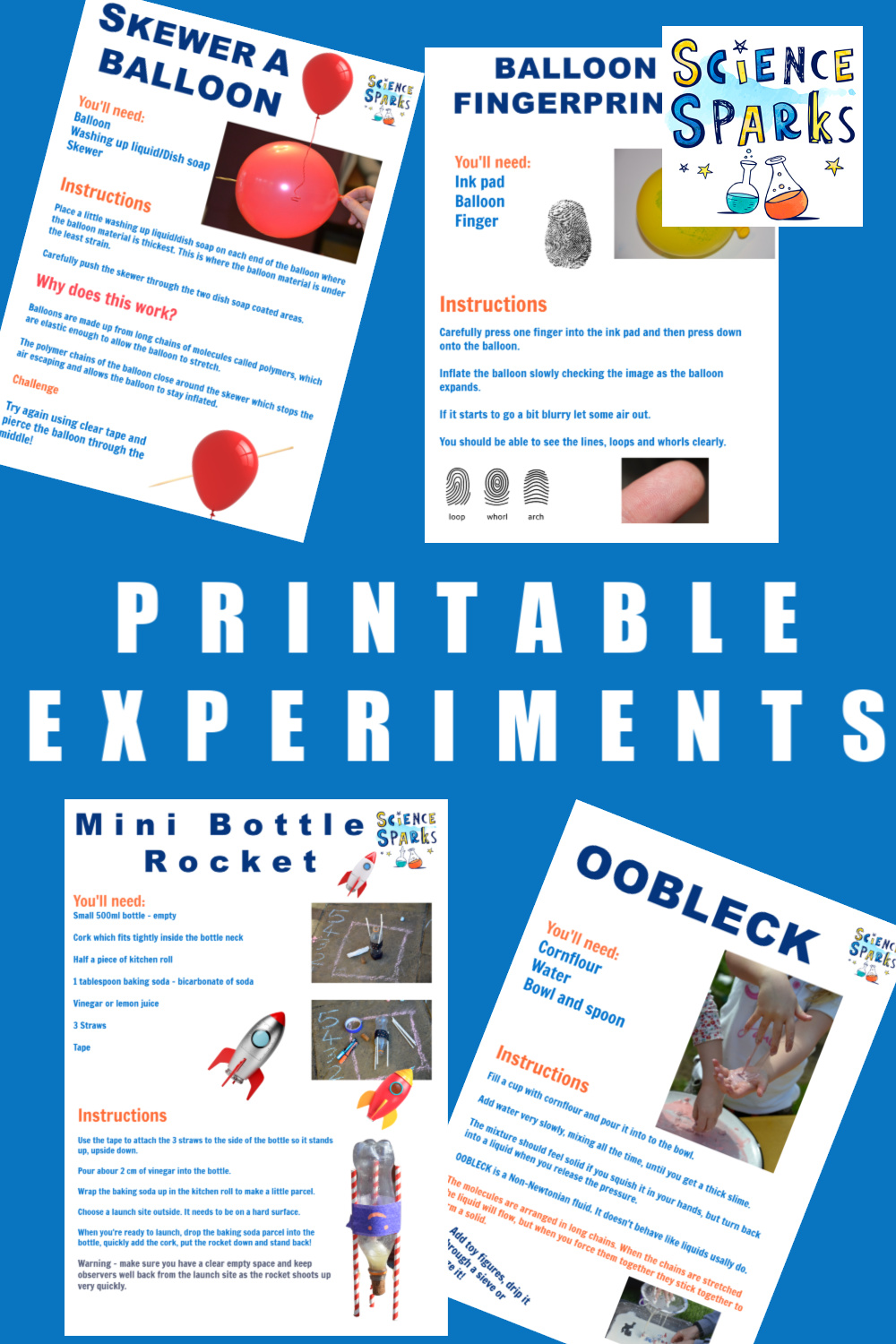 FREE Science Printable Experiment Instructions - Science Resources
