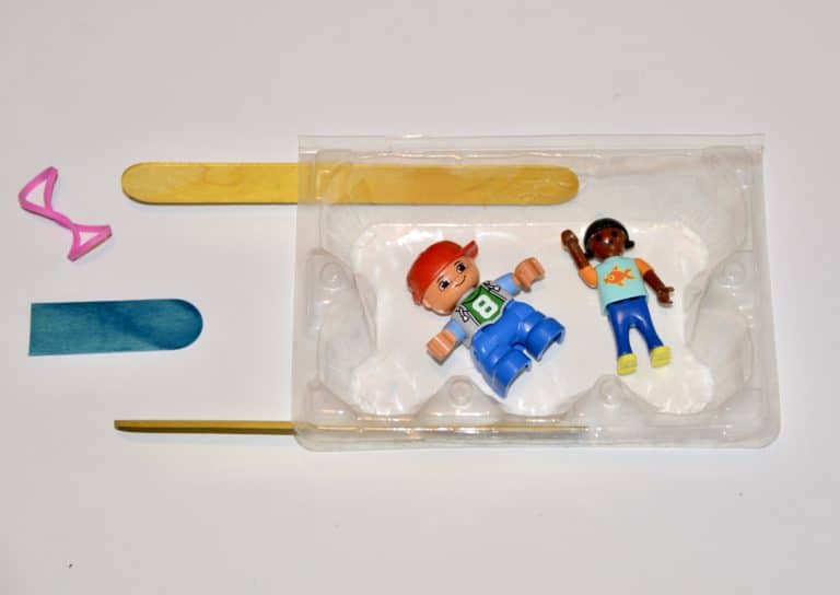 Elastic Band Powered Boat - Science Experiment for Kids