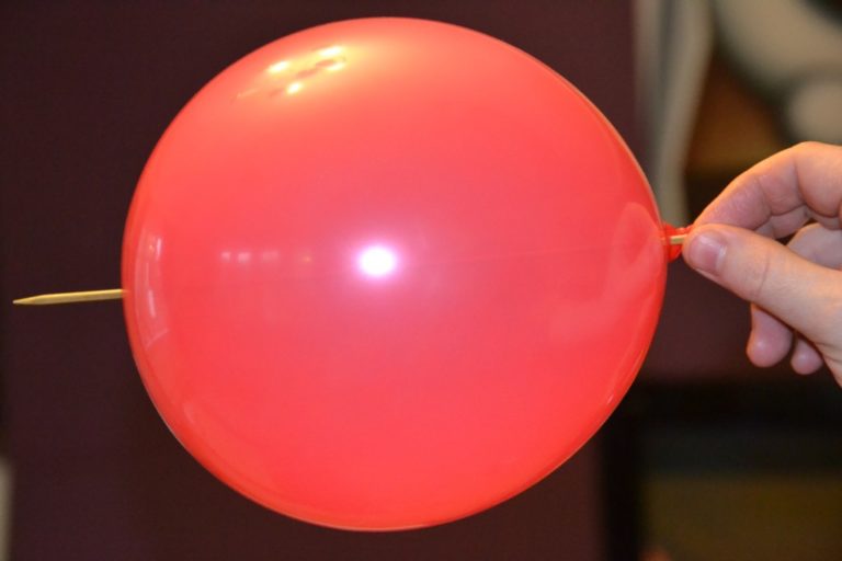 Science Magic - How to put a skewer through a balloon