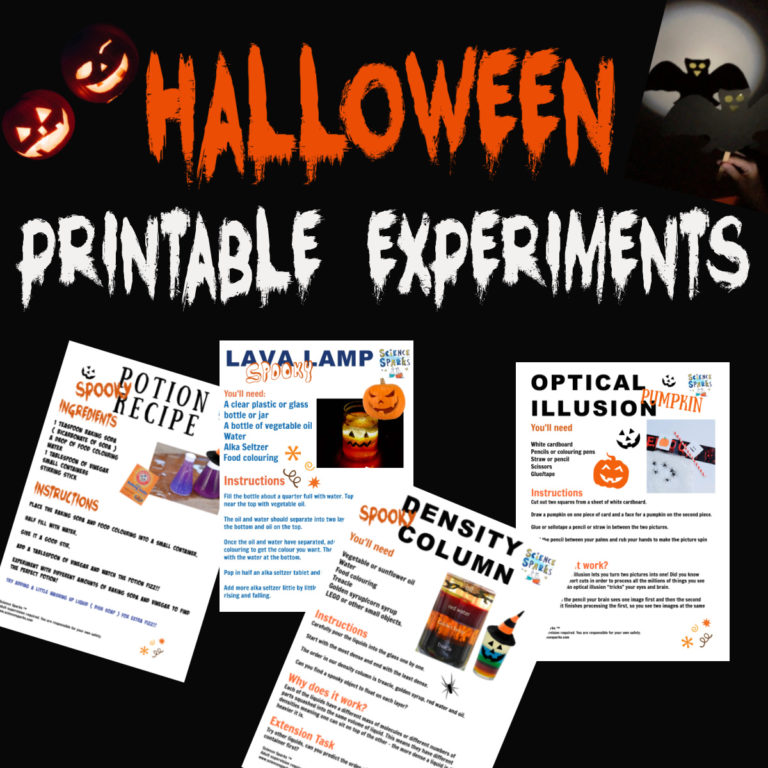 FREE Printable Halloween Science Experiments for Kids