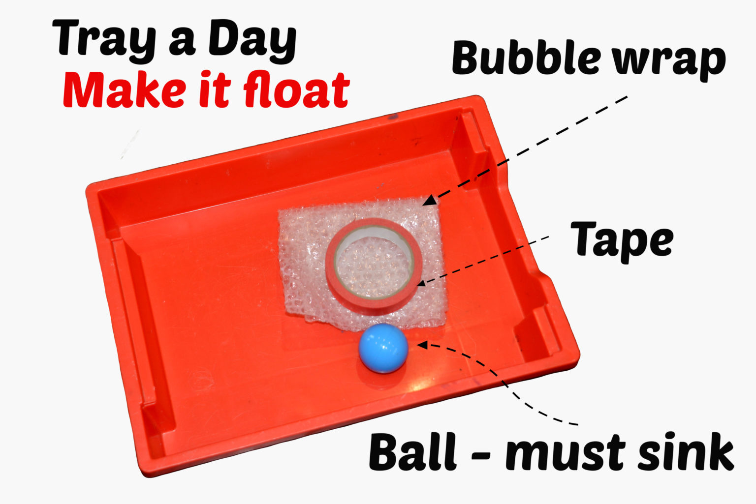 Easy Science for Home and School - Tray a Day - Science in a Tray!
