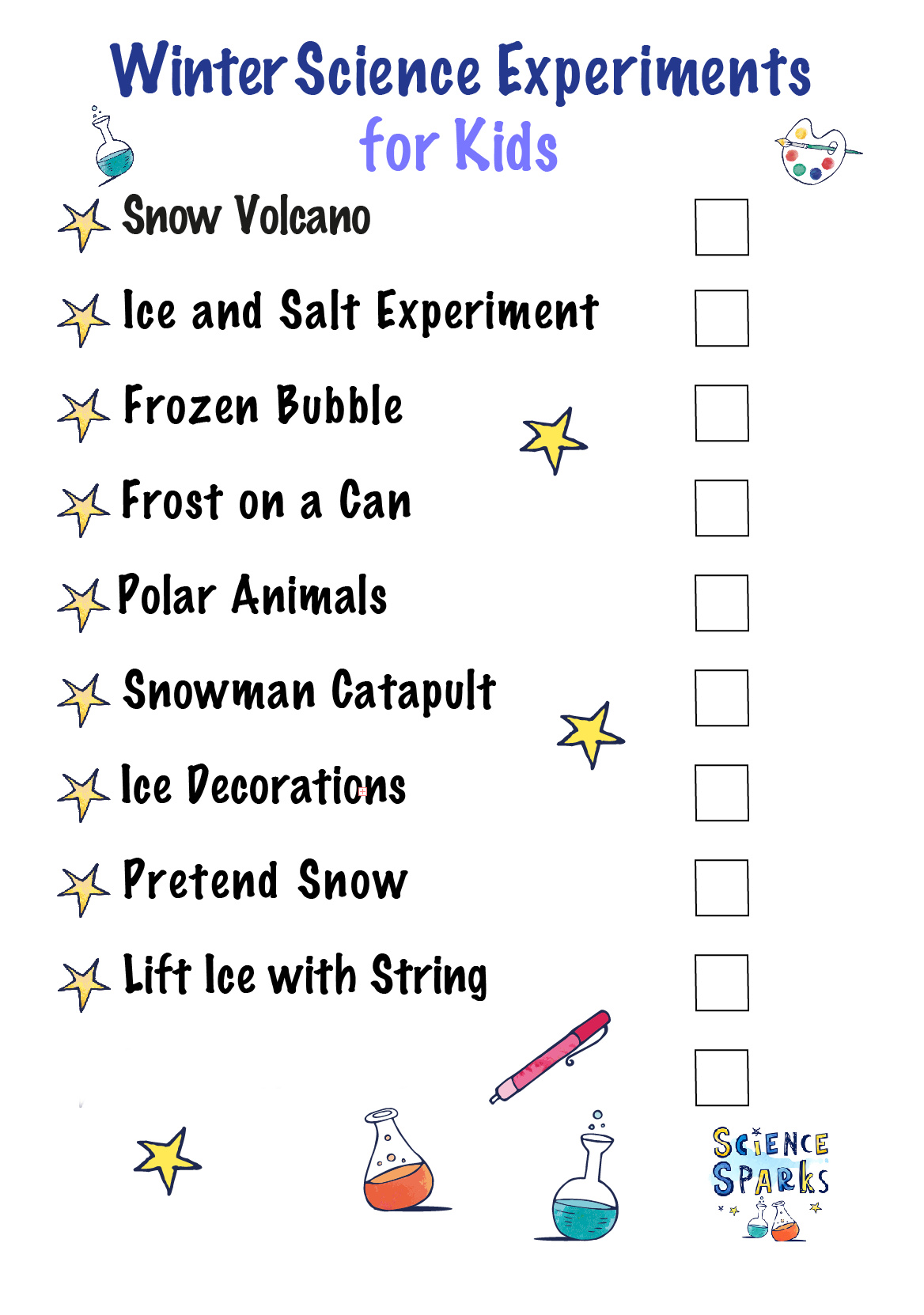 Printable Science Experiments For Kids Printable Science Experiments For Kids