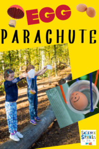 Parachute Egg Drop Experiment - Gravity and Air Resistance