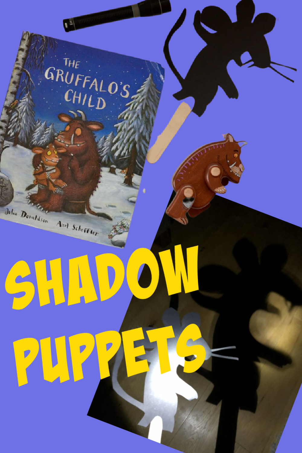The Gruffalo's Child Shadow Puppet - Gruffalo Craft