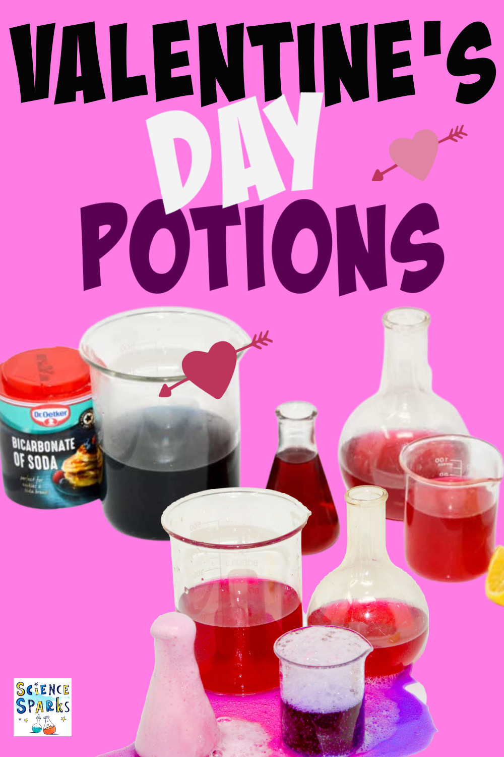 Chemistry Potions for Valentine's Day - Science for Kids