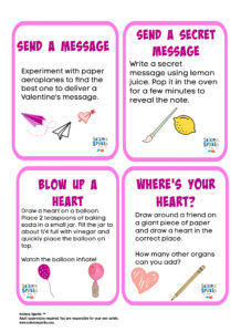 Last Minute Valentine STEM Challenges