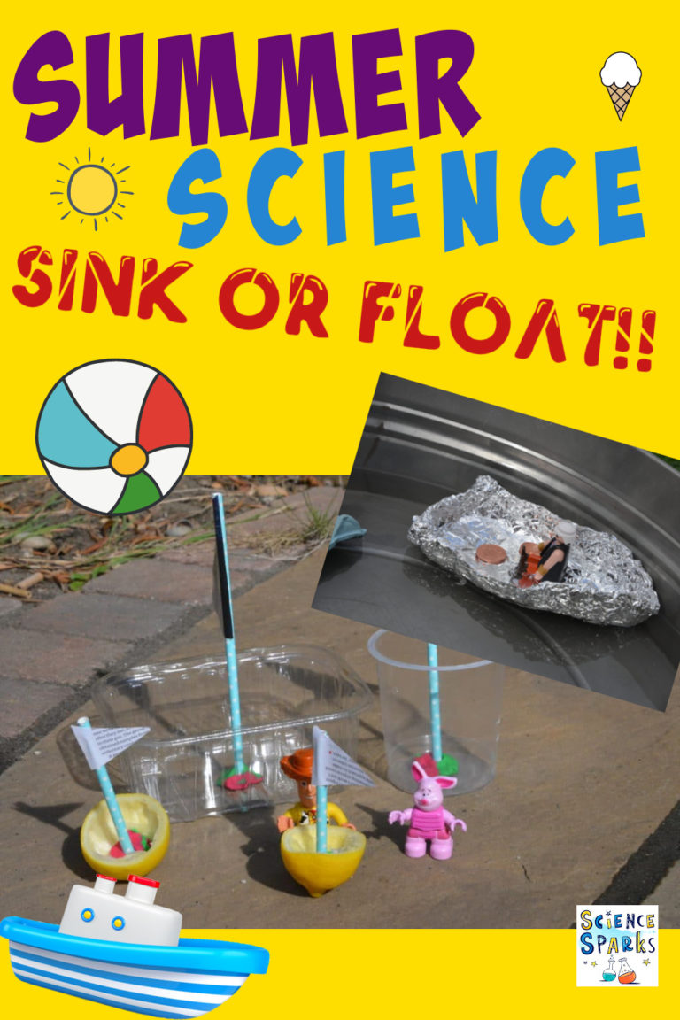 Recycled Boats - Sink or Float - Preschool Science Experiment