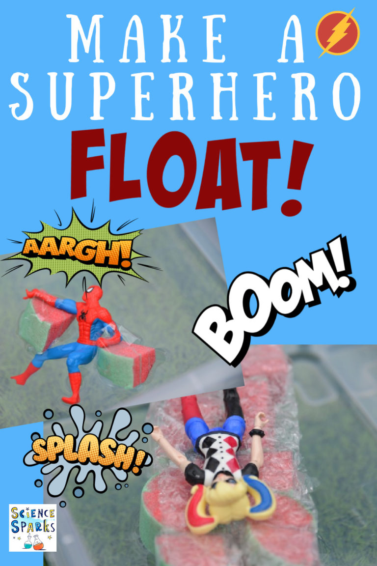 Superhero Science Experiment - Buoyancy Experiment for Kids