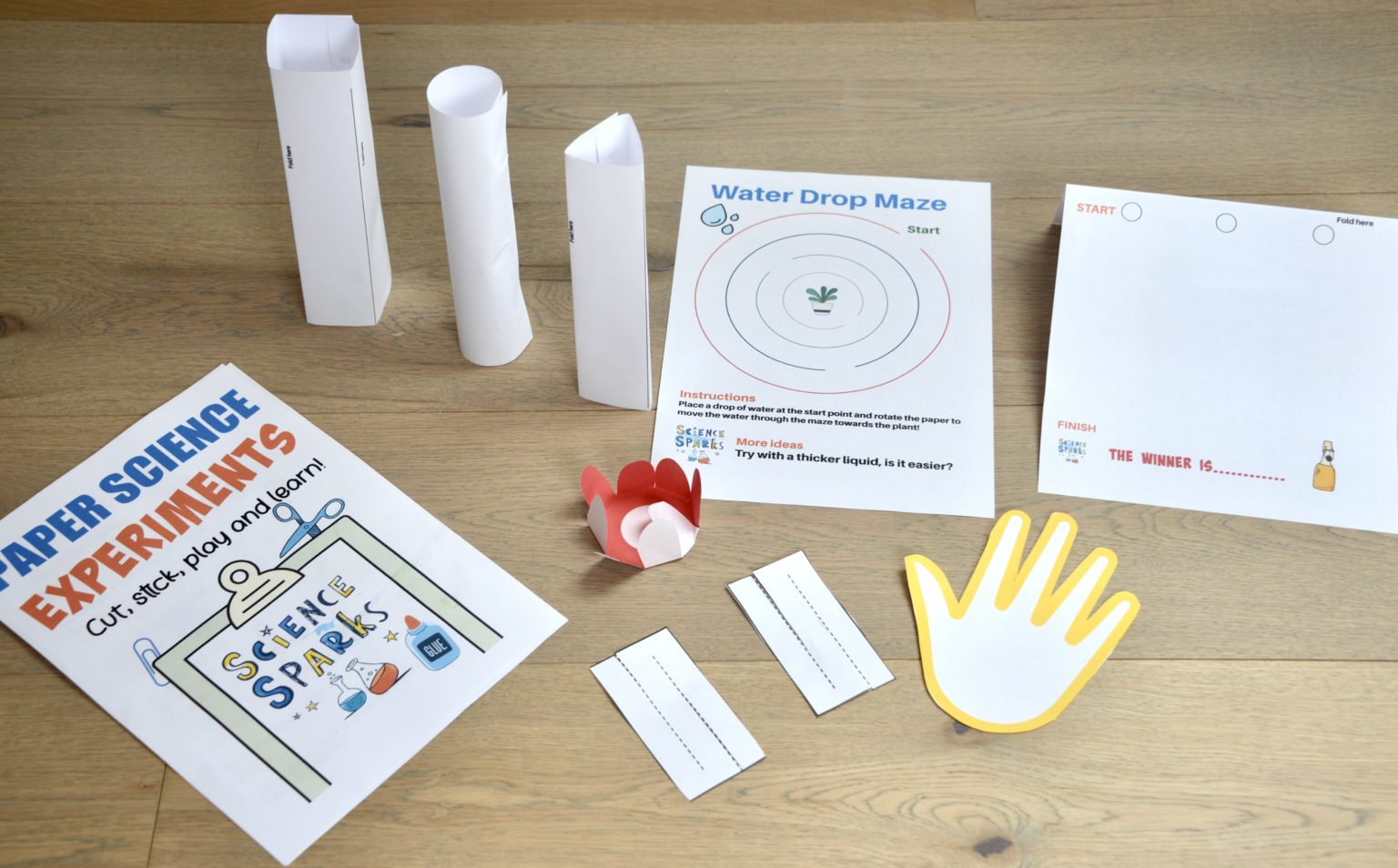 Print and Play - Paper Science Experiments for Kids