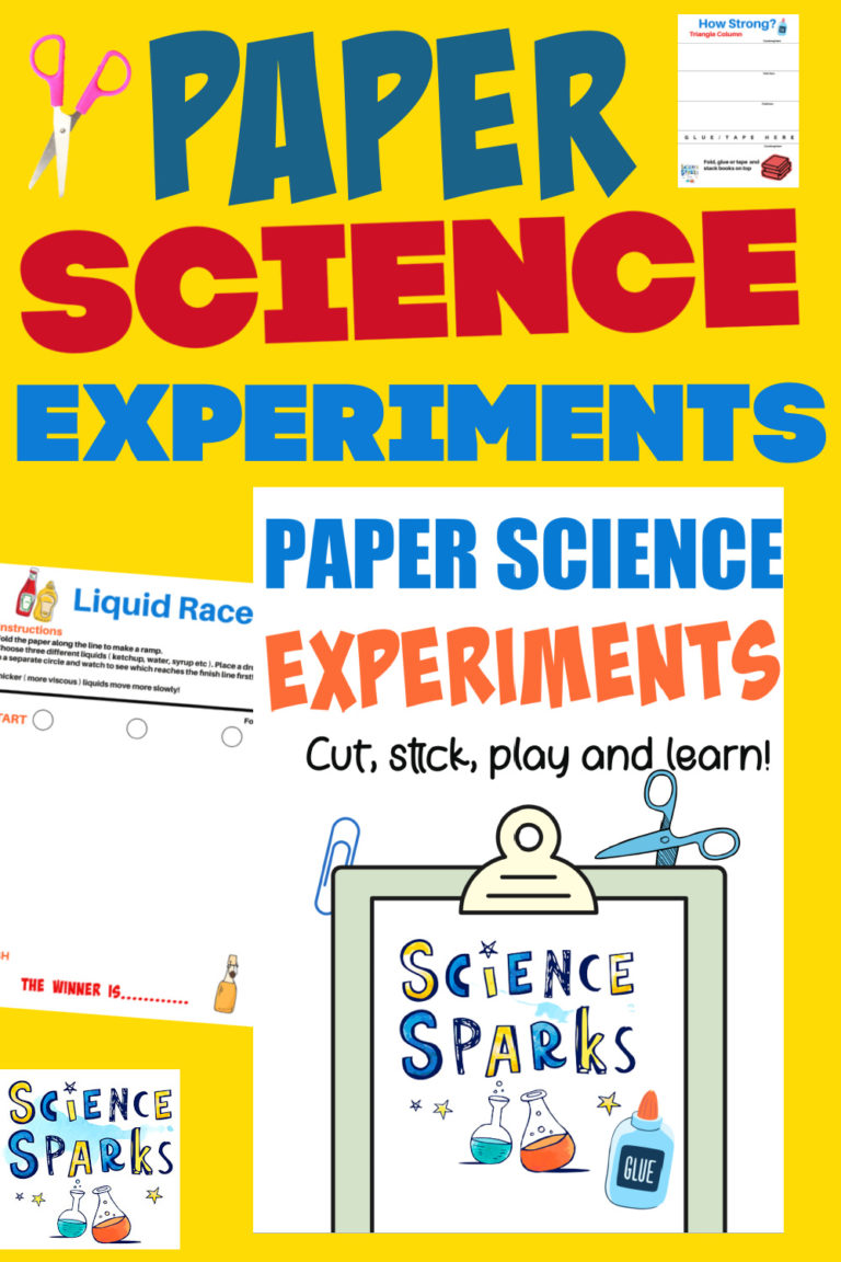 Print and Play - Paper Science Experiments for Kids