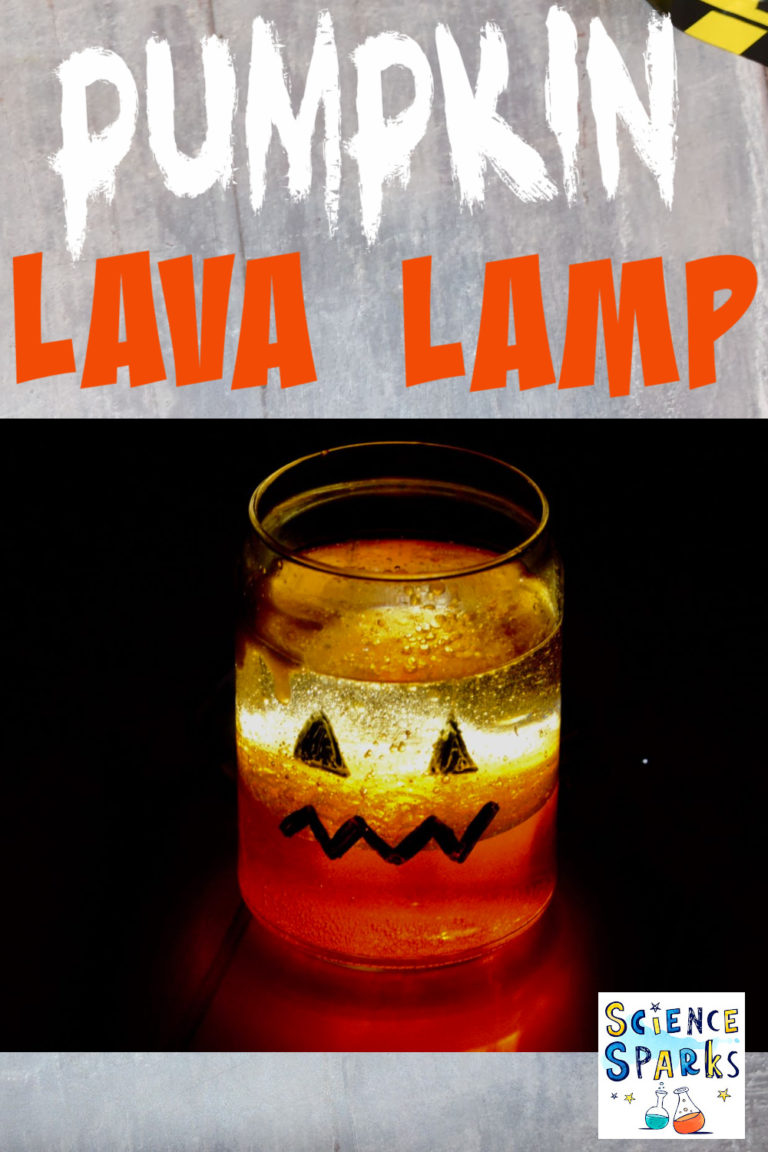 Easy Pumpkin Lava Lamps - Halloween Science for Kids