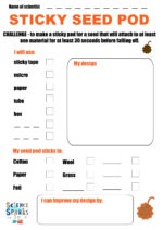 Sticky Seeds - a seed dispersal investigation
