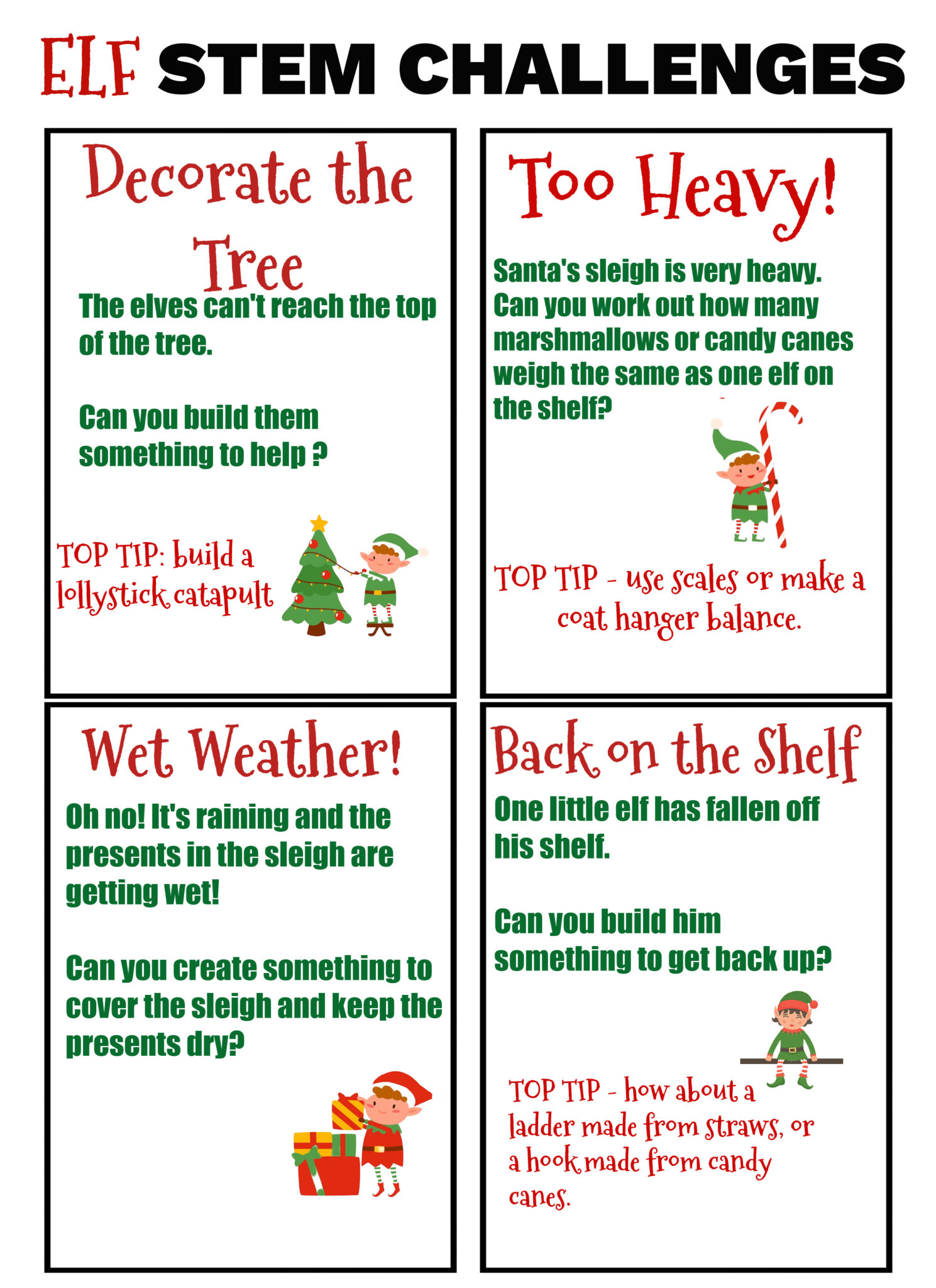 DIY Science Experiment Advent Calendar