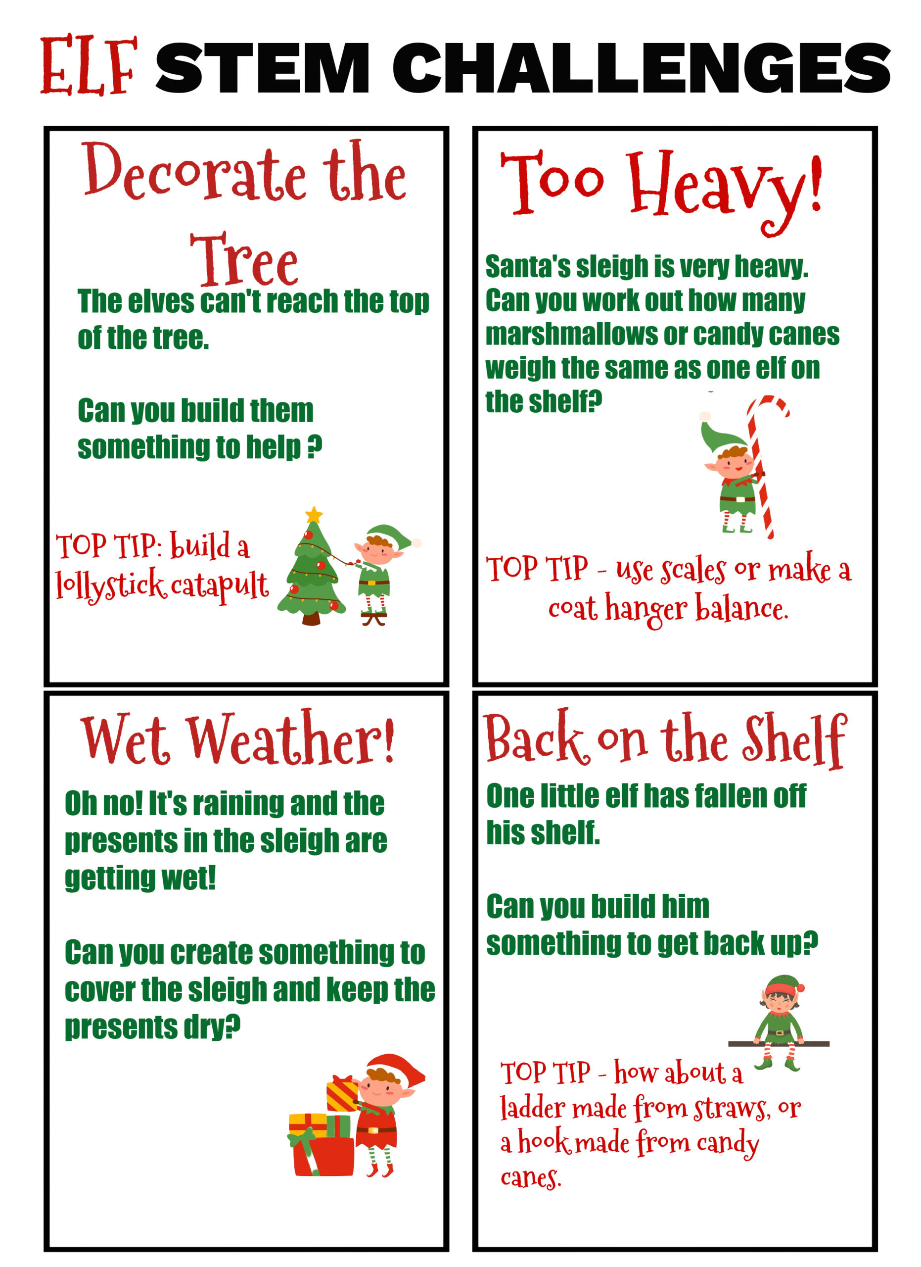 DIY Science Experiment Advent Calendar