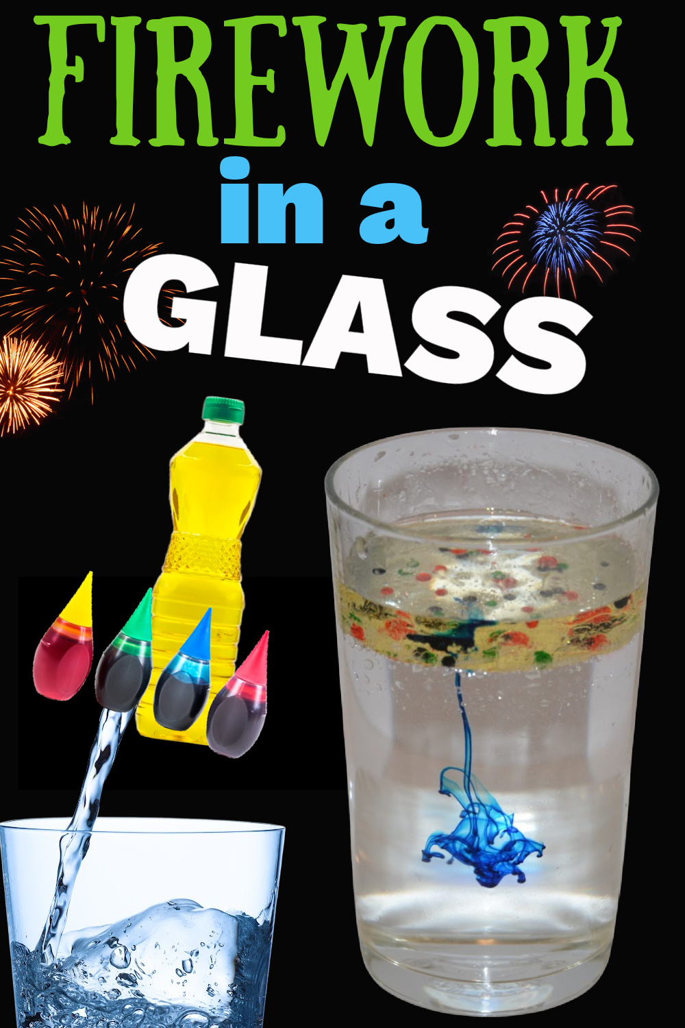 STEAM Experiments - Colourful Jar Experiment