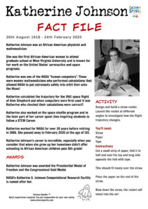 Inspirational Women in STEM - Katherine Johnson