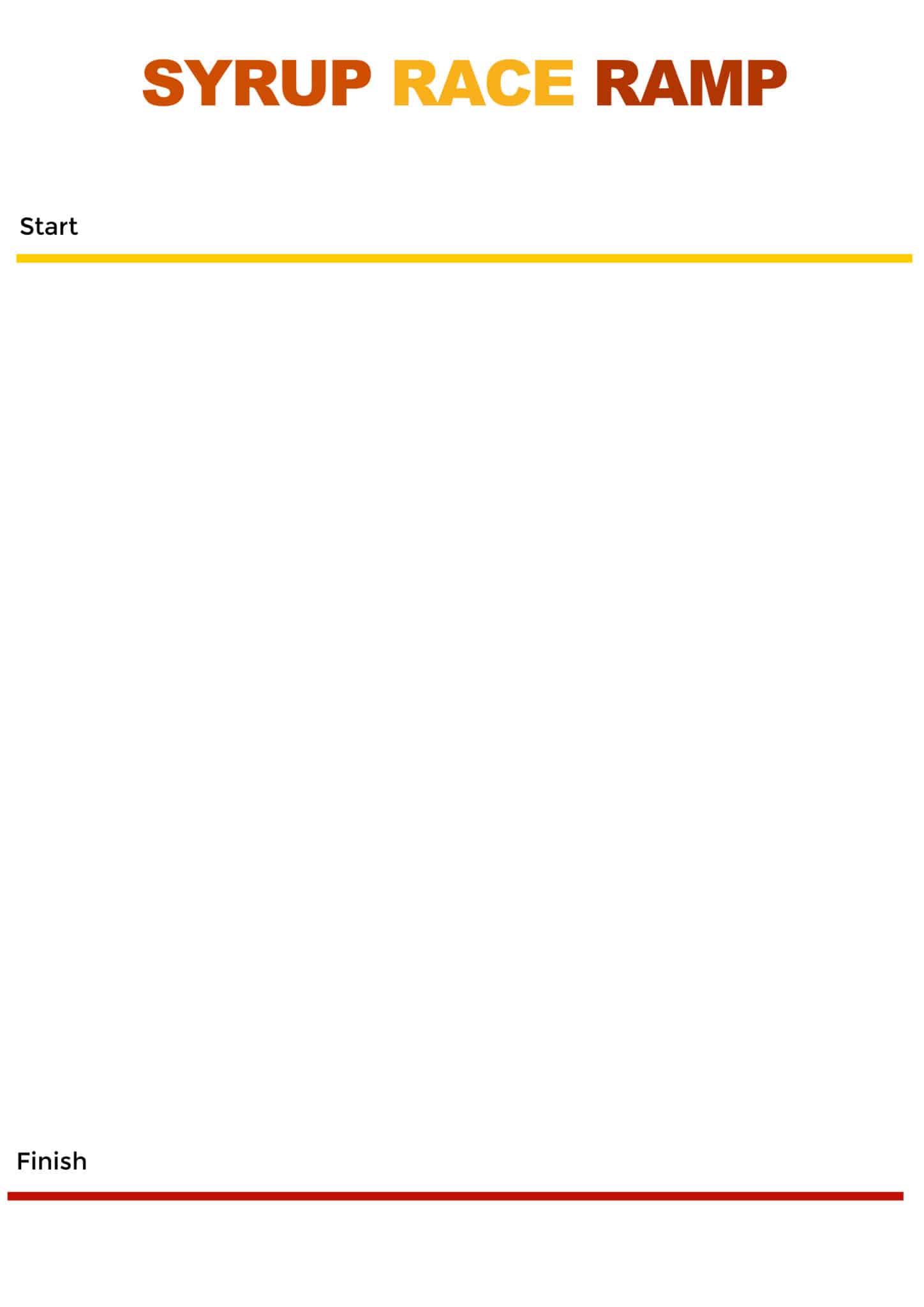 Pancake Syrup Viscosity Experiment