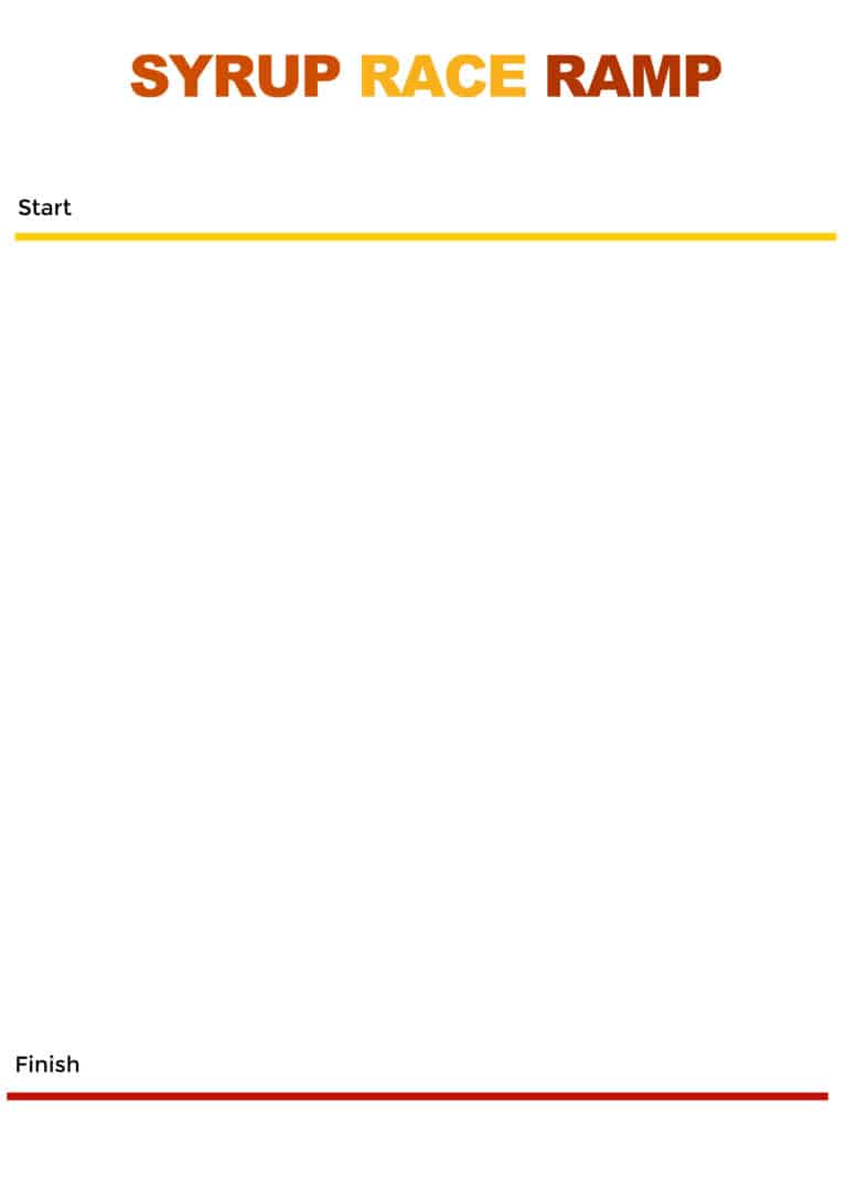 Pancake Syrup Viscosity Experiment