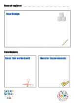 FREE STEM Challenge Templates for Kids