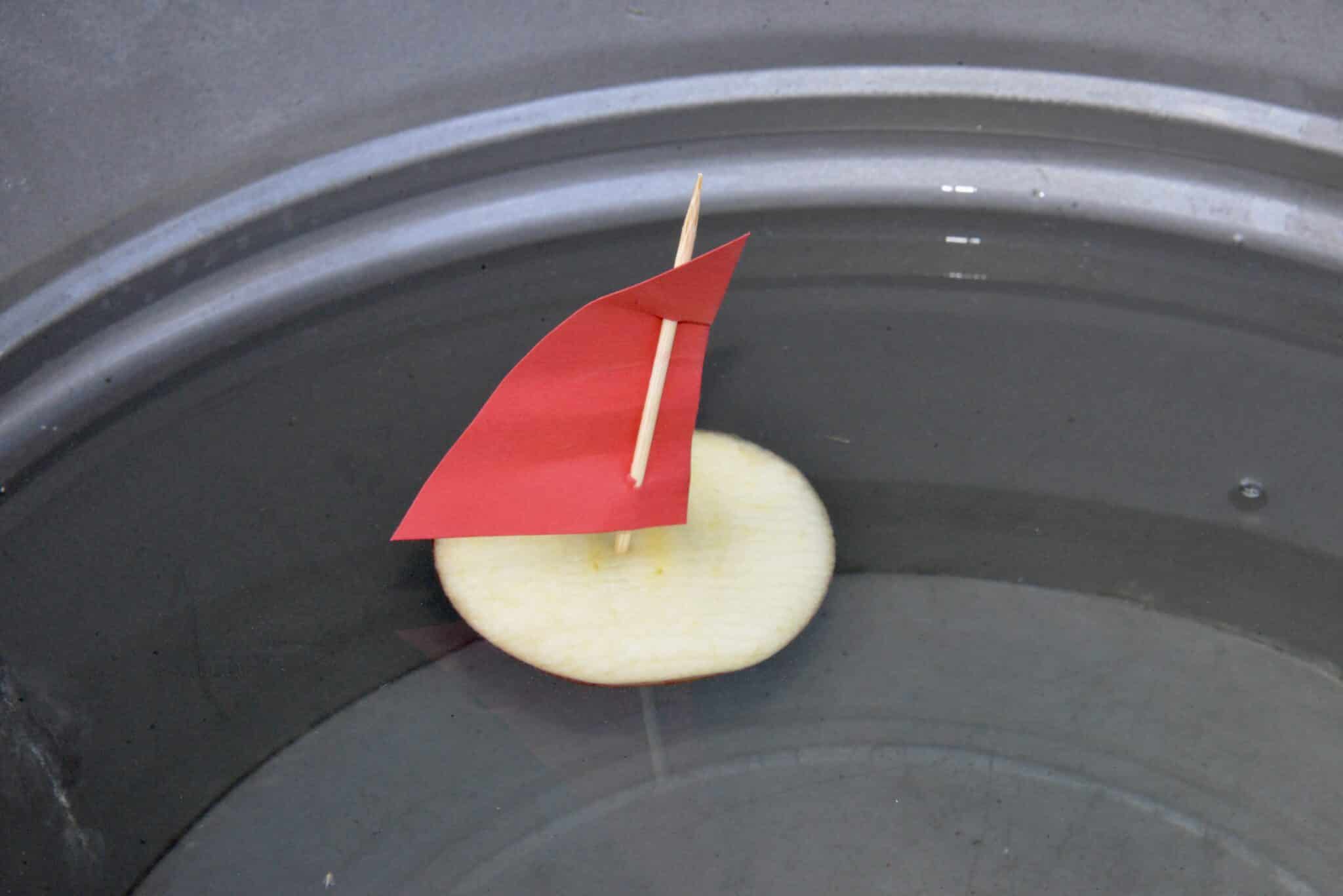 Fruity Lemon Boats - sinking and floating activity for kids