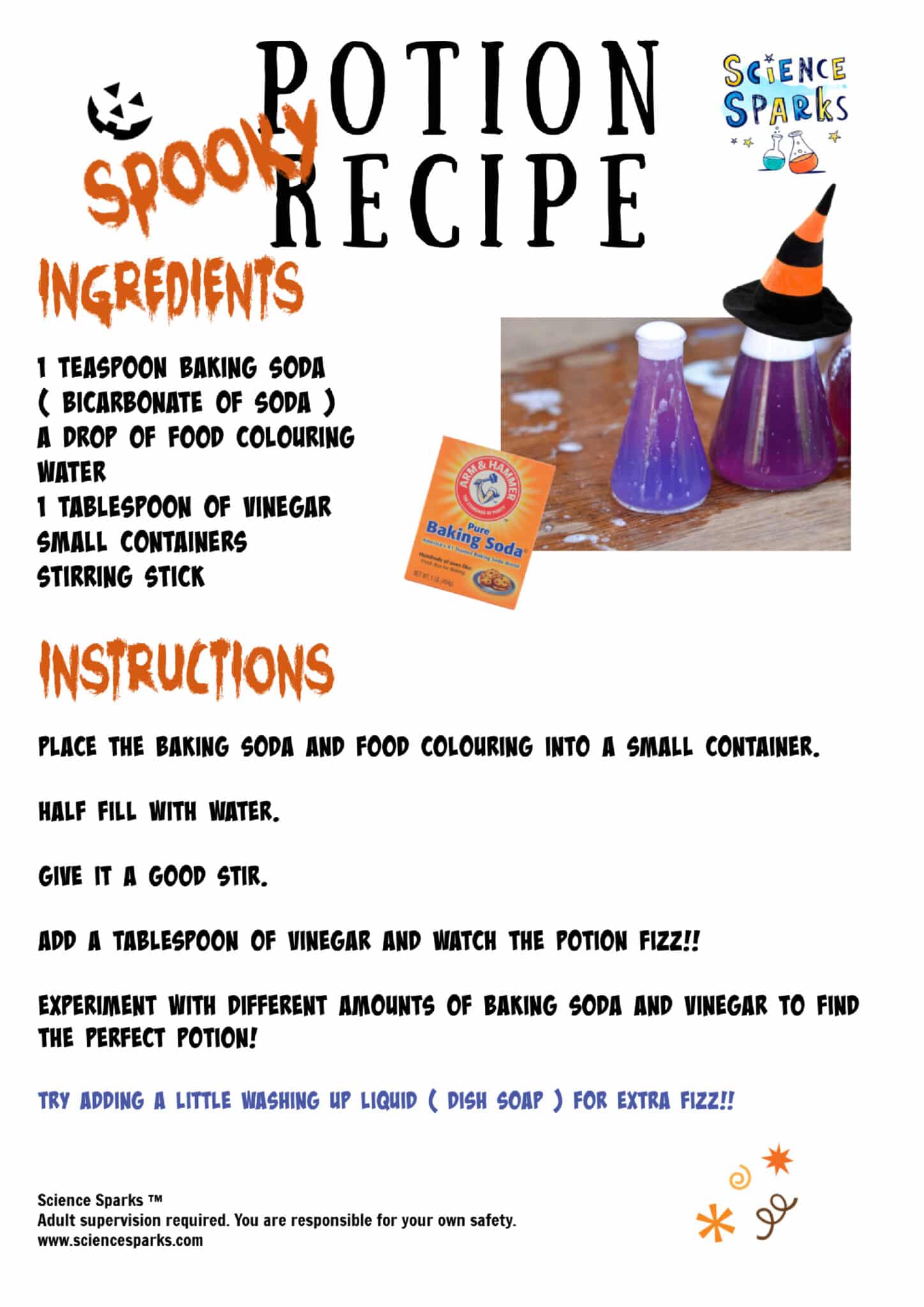 Witches Potions for Halloween