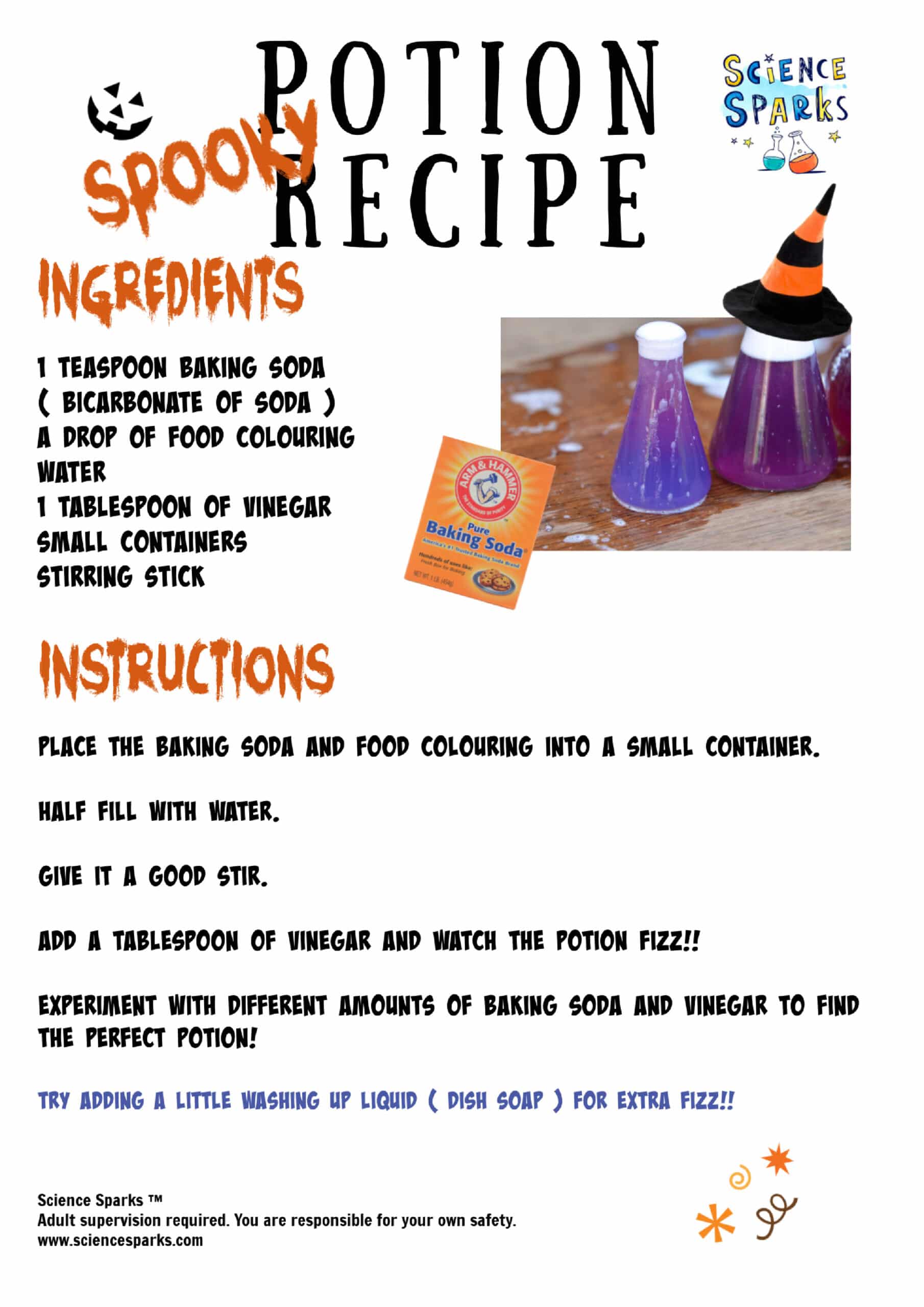 Witches Potions for Halloween