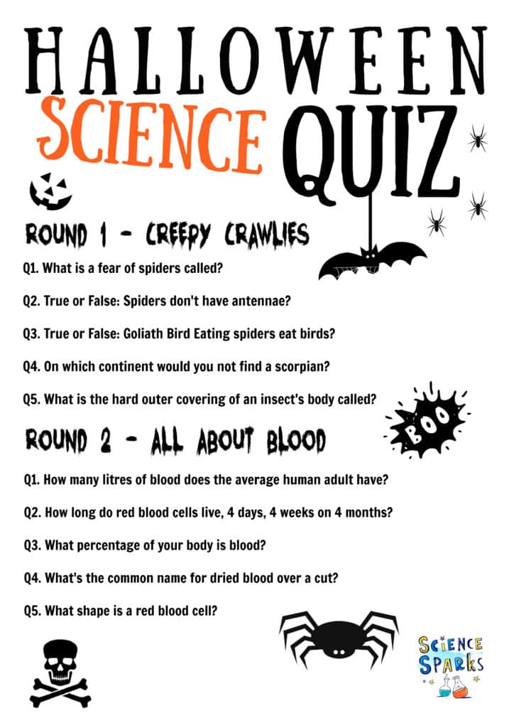 Halloween Science Quiz Halloween Science Quiz