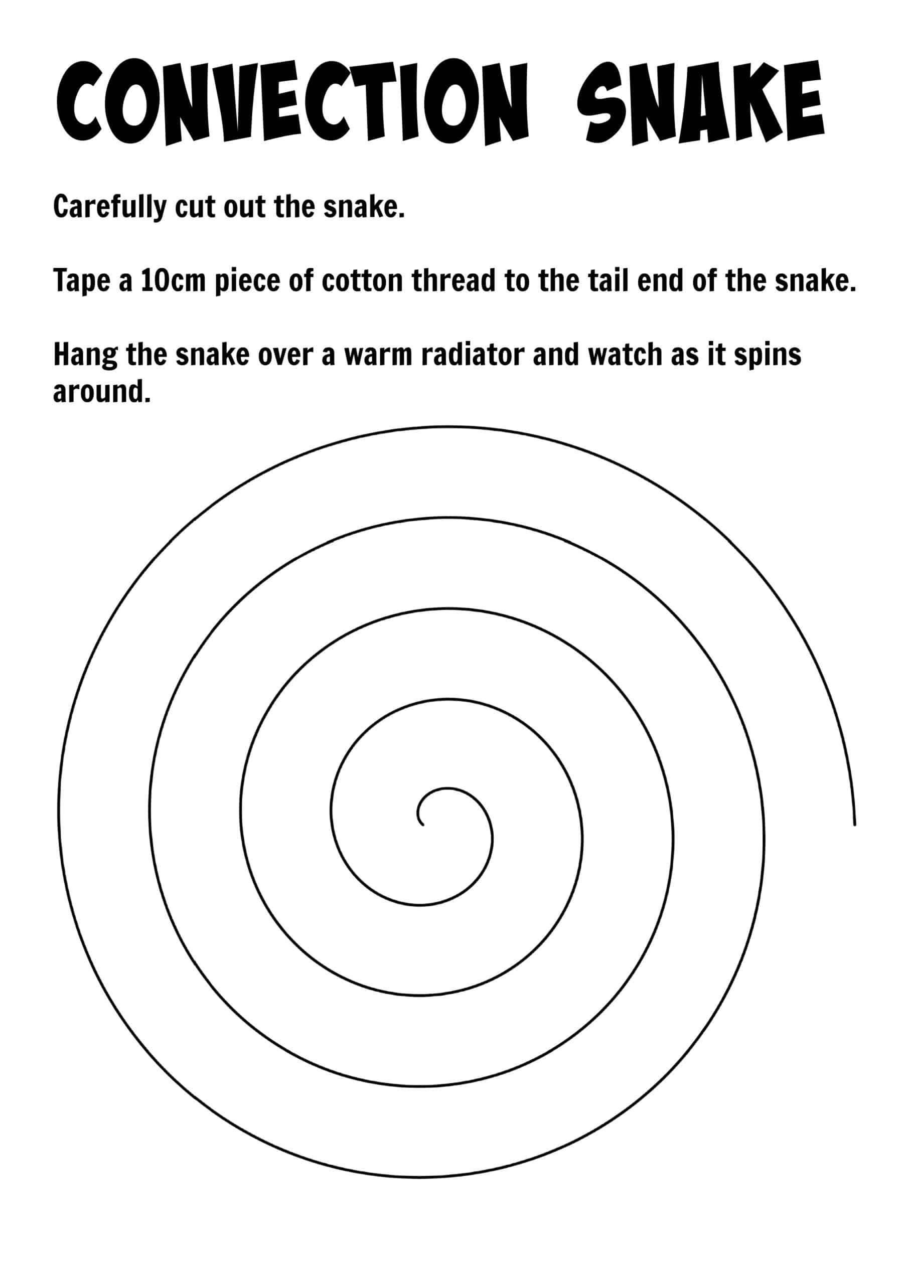 Convection Snakes