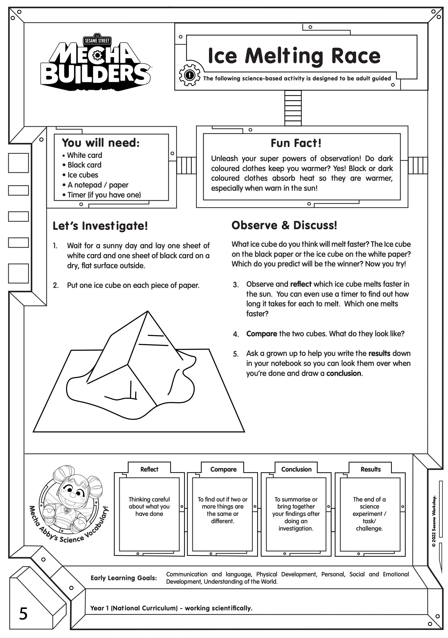Sesame Street Mecha Builders Science Experiments