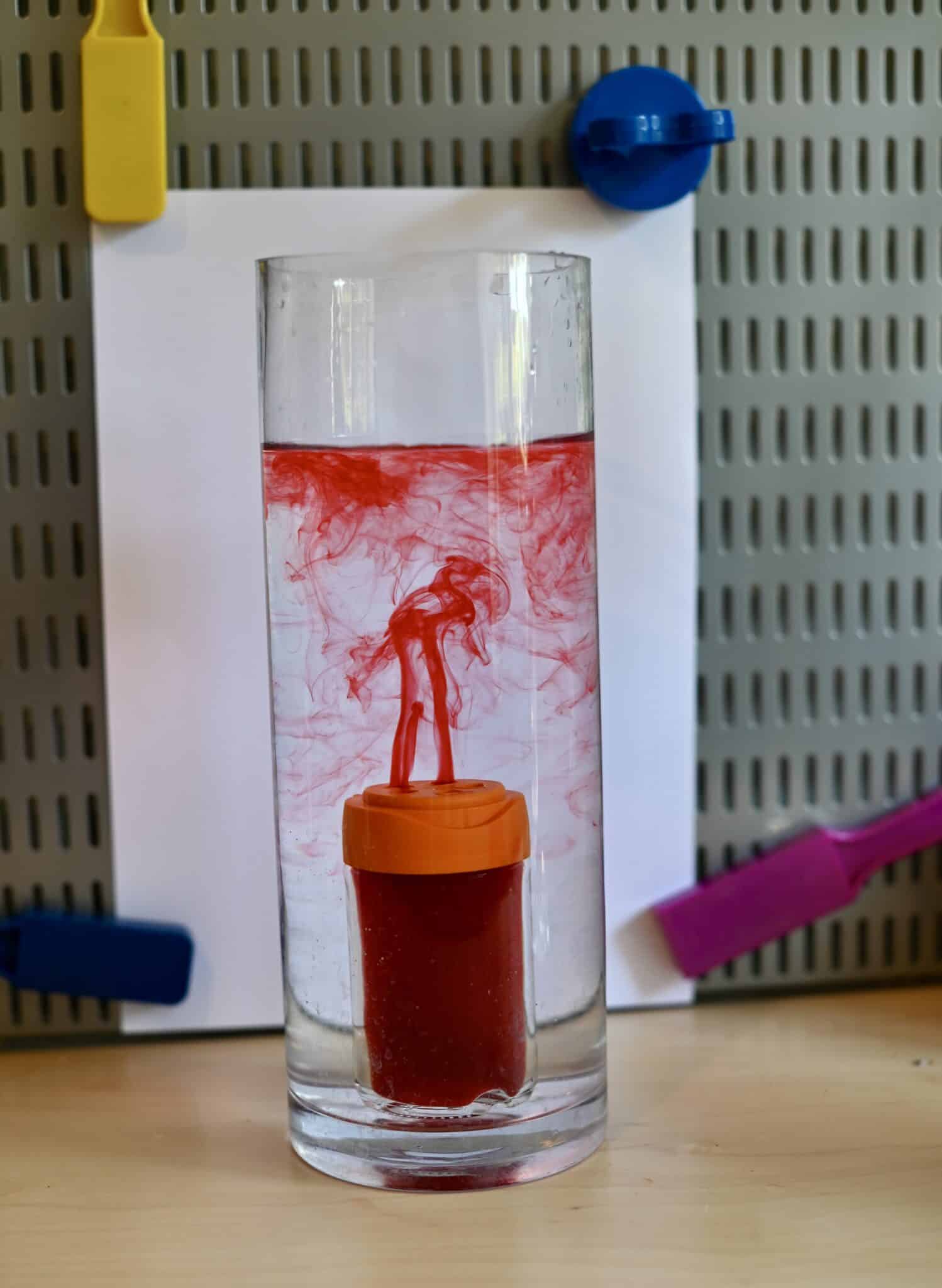 Make an underwater volcano