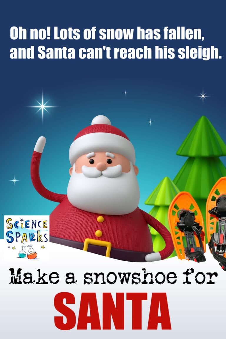 Build a Snowshoe for Santa - STEM Challenge